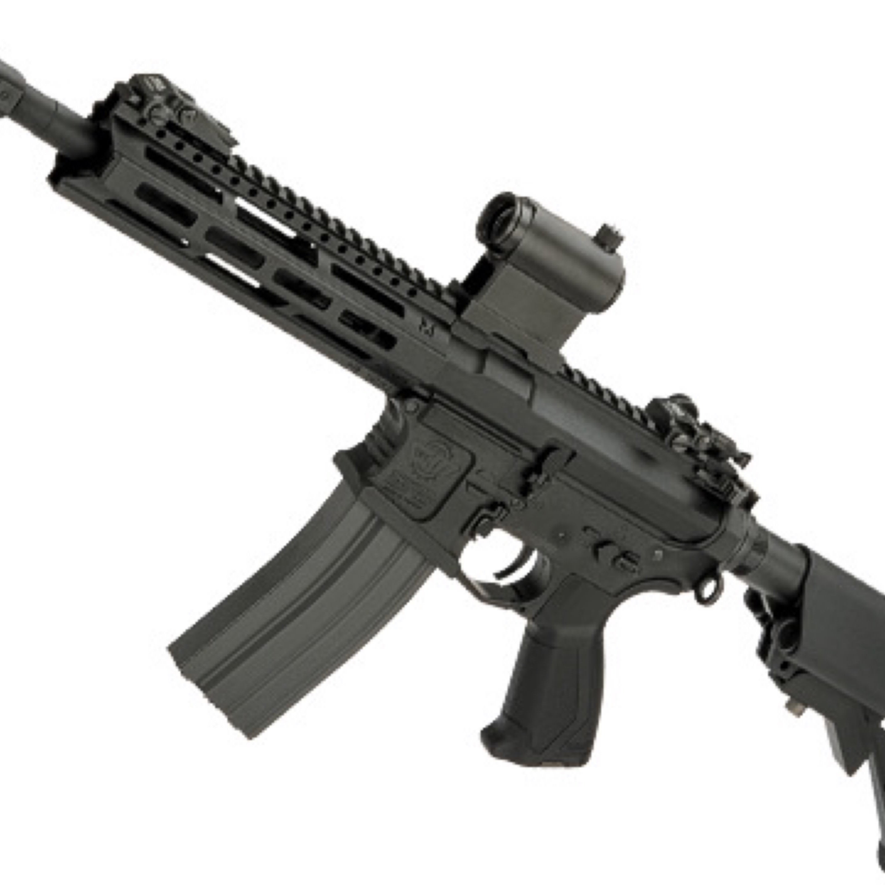 G&G CM16 Raider 2.0 Polymer Airsoft AEG with M-LOK Handguard (Color: Black / Gun Only / Tamiya ...
