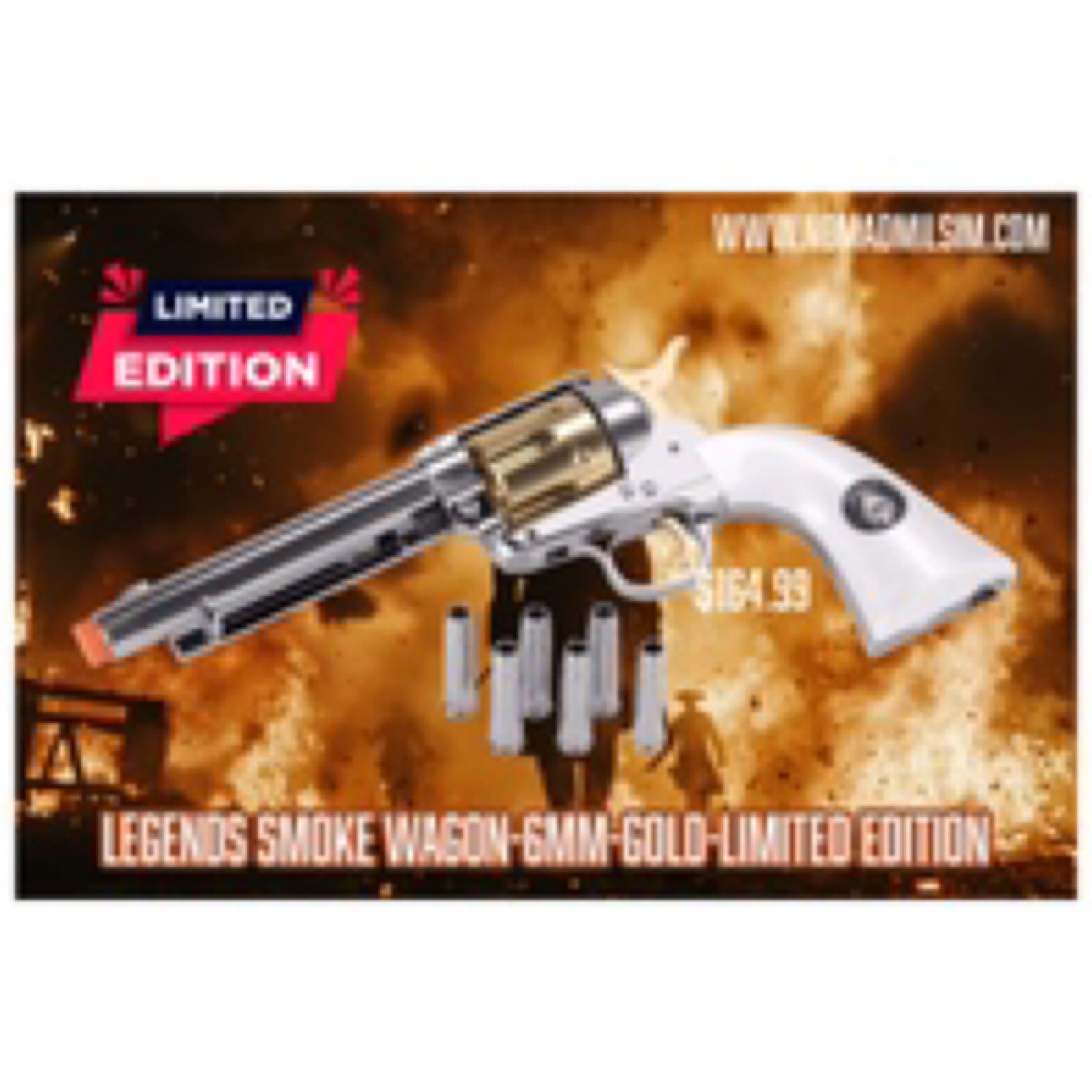 LEGENDS SMOKE WAGON-6MM-GOLD-LIMITED EDITION | Nomad Milsim LLC