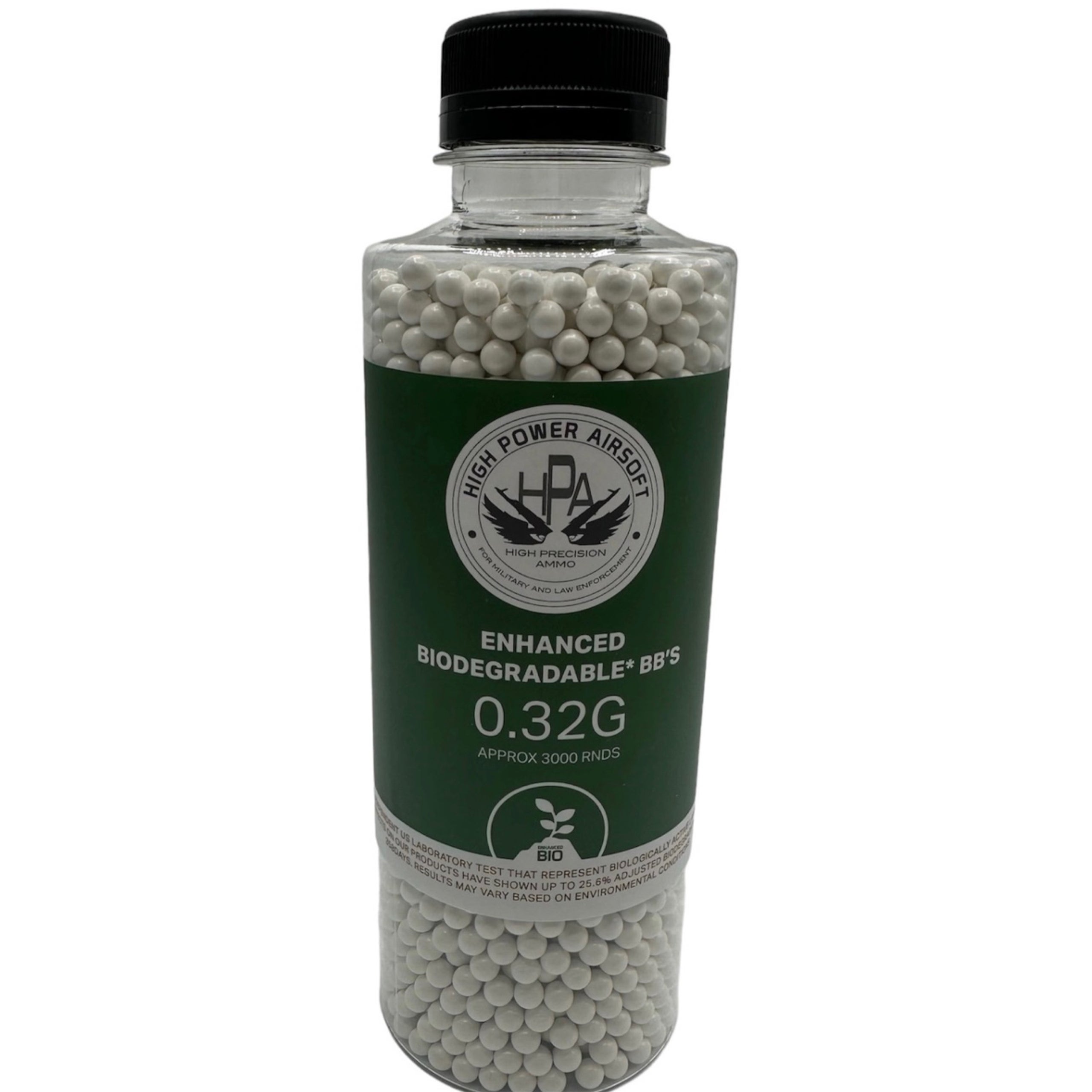 High Power Airsoft - 0.32g White Bio BBs (3000rd) | Nomad Milsim LLC