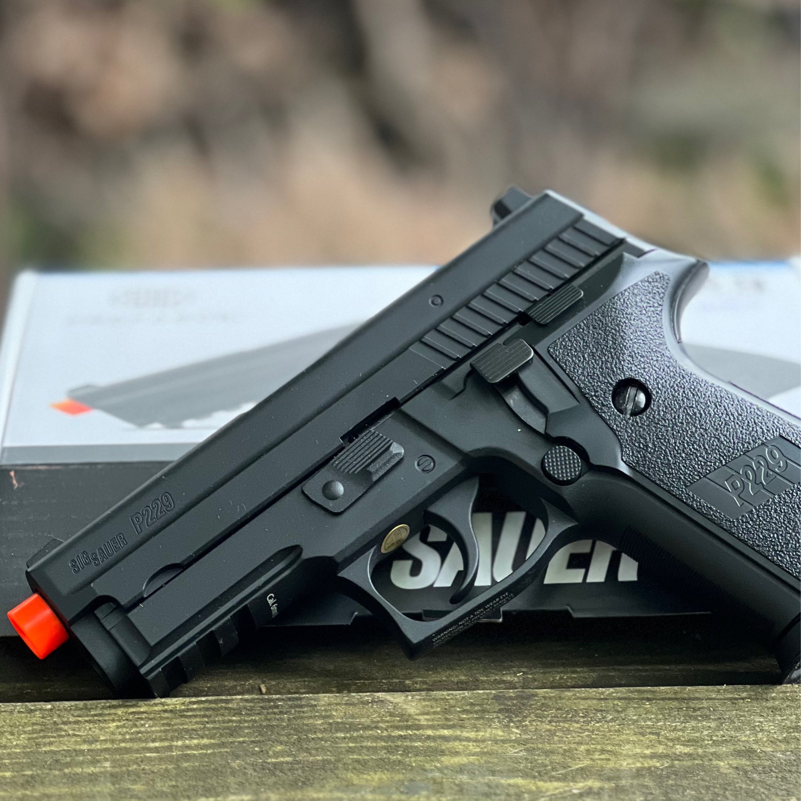 SIG Airsoft Black PROFORCE P229 GBB Airsoft Pistol | Green Gas | Nomad ...